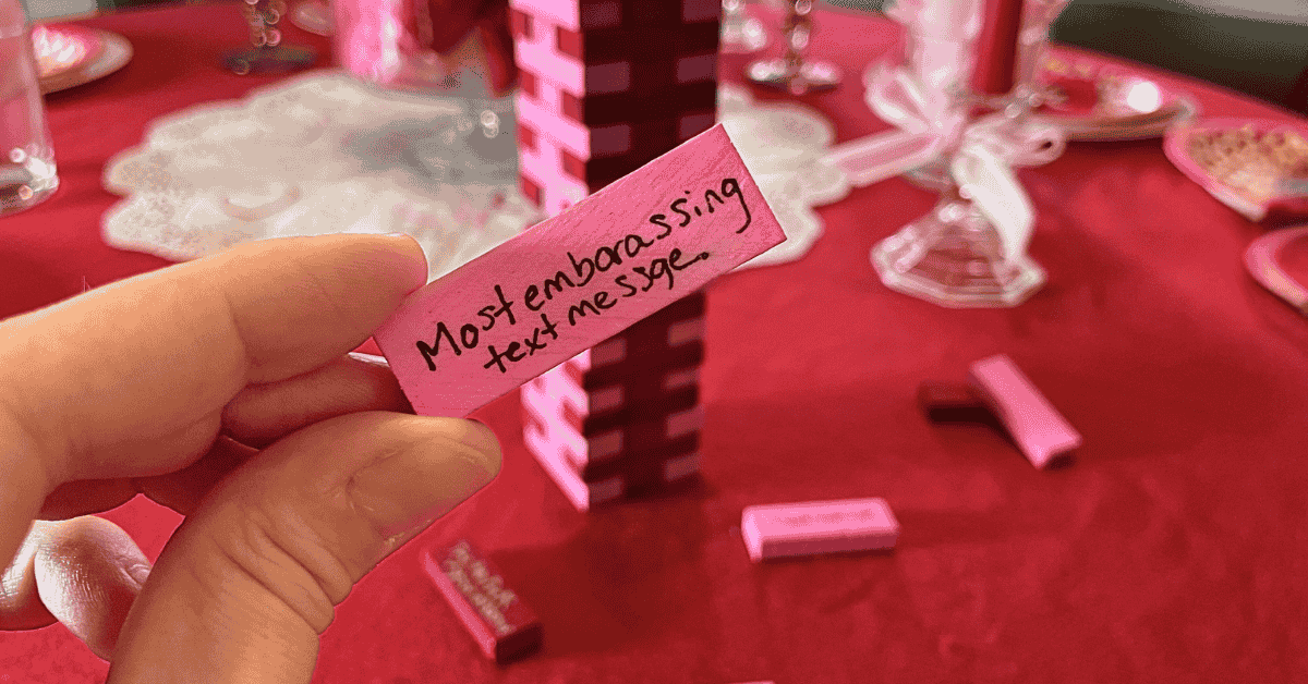 DIY Truth or Dare Jenga Game: Fun Girls Night In Activity Idea