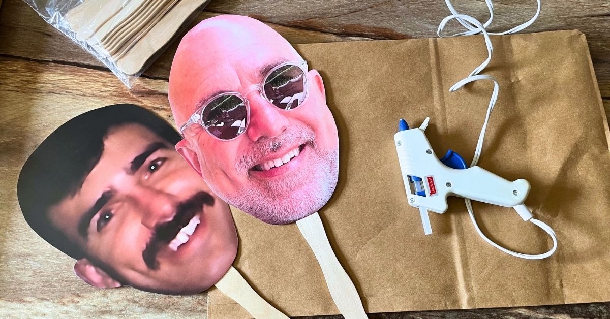 DIY Fatheads: How to Make a Big Face on a Stick